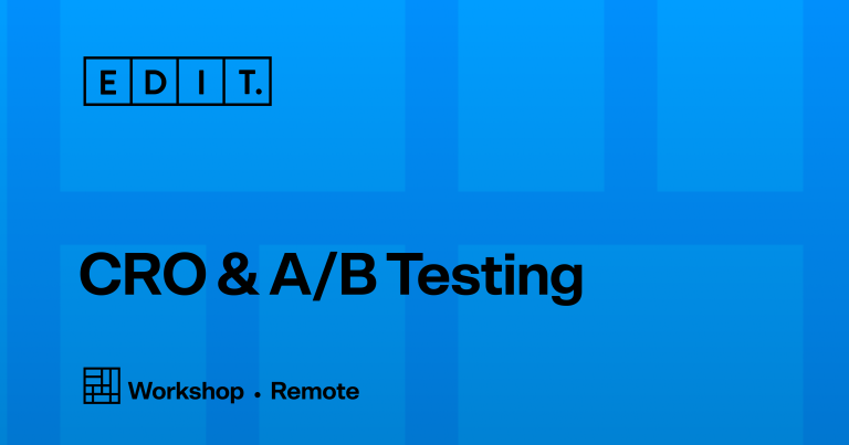 Workshop CRO & A/B Testing - EDIT
